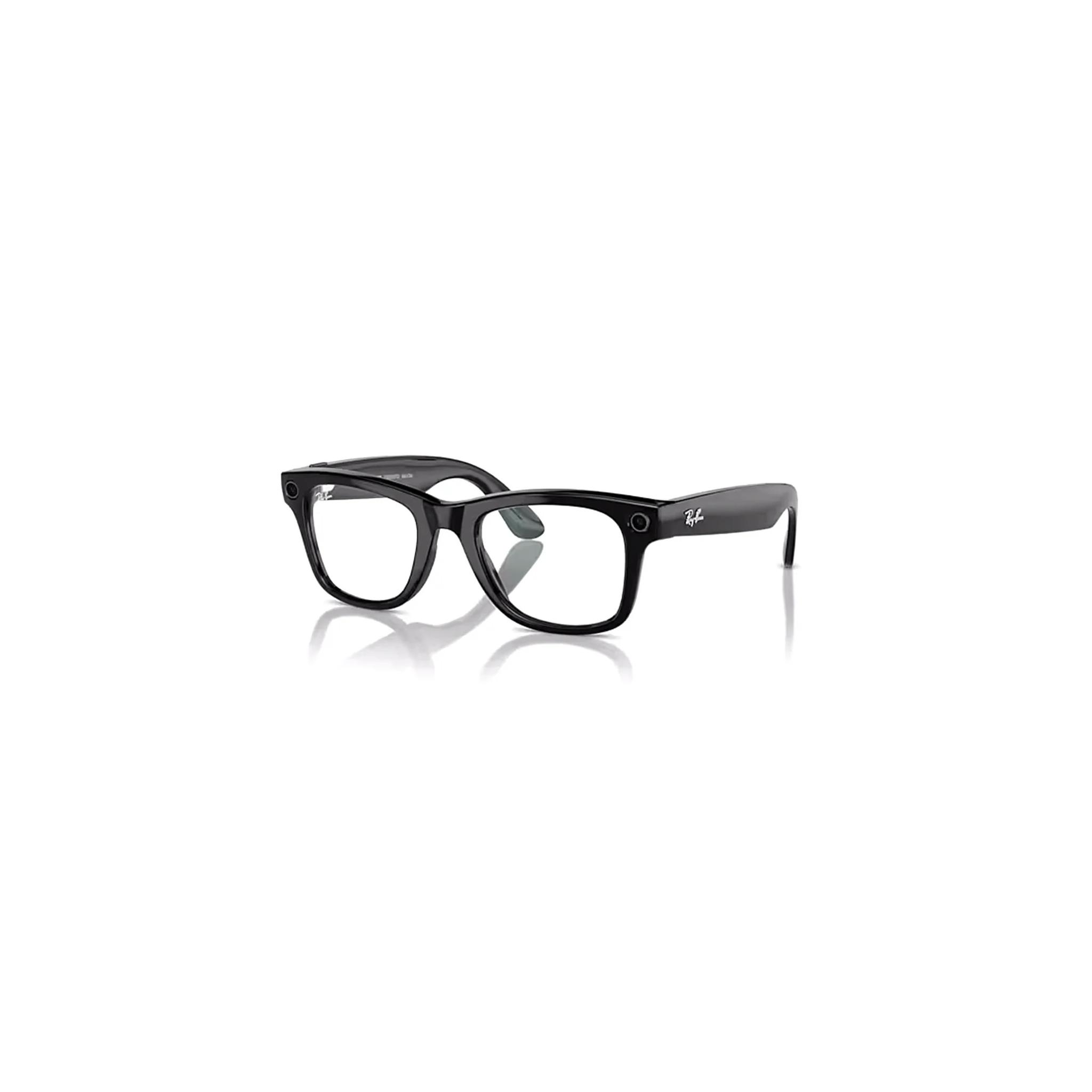 RAY-BAN META WAYFARER SHINY BLACK CLEAR GLASS RW 4008 AKILLI GÖZLÜK ...
